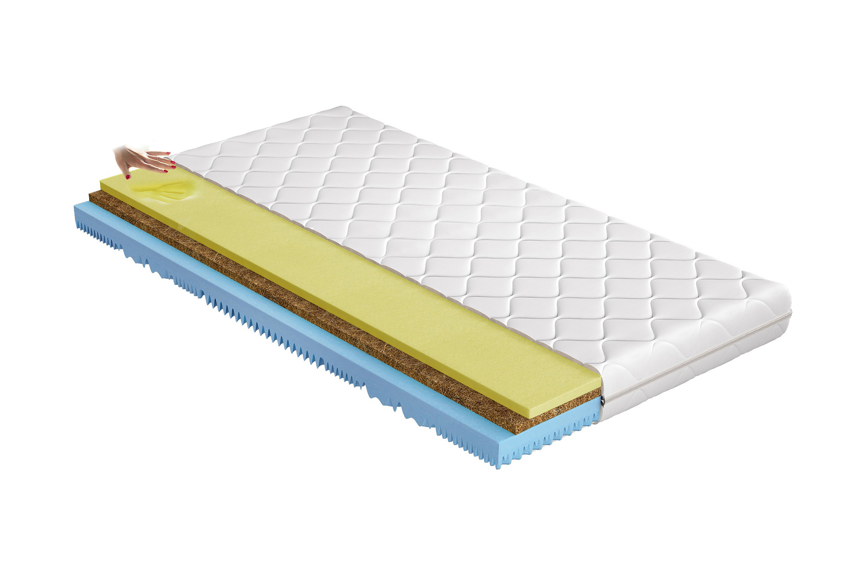 Madrass Ventavieja 200x200 cm Vit - Möbler | Chilli