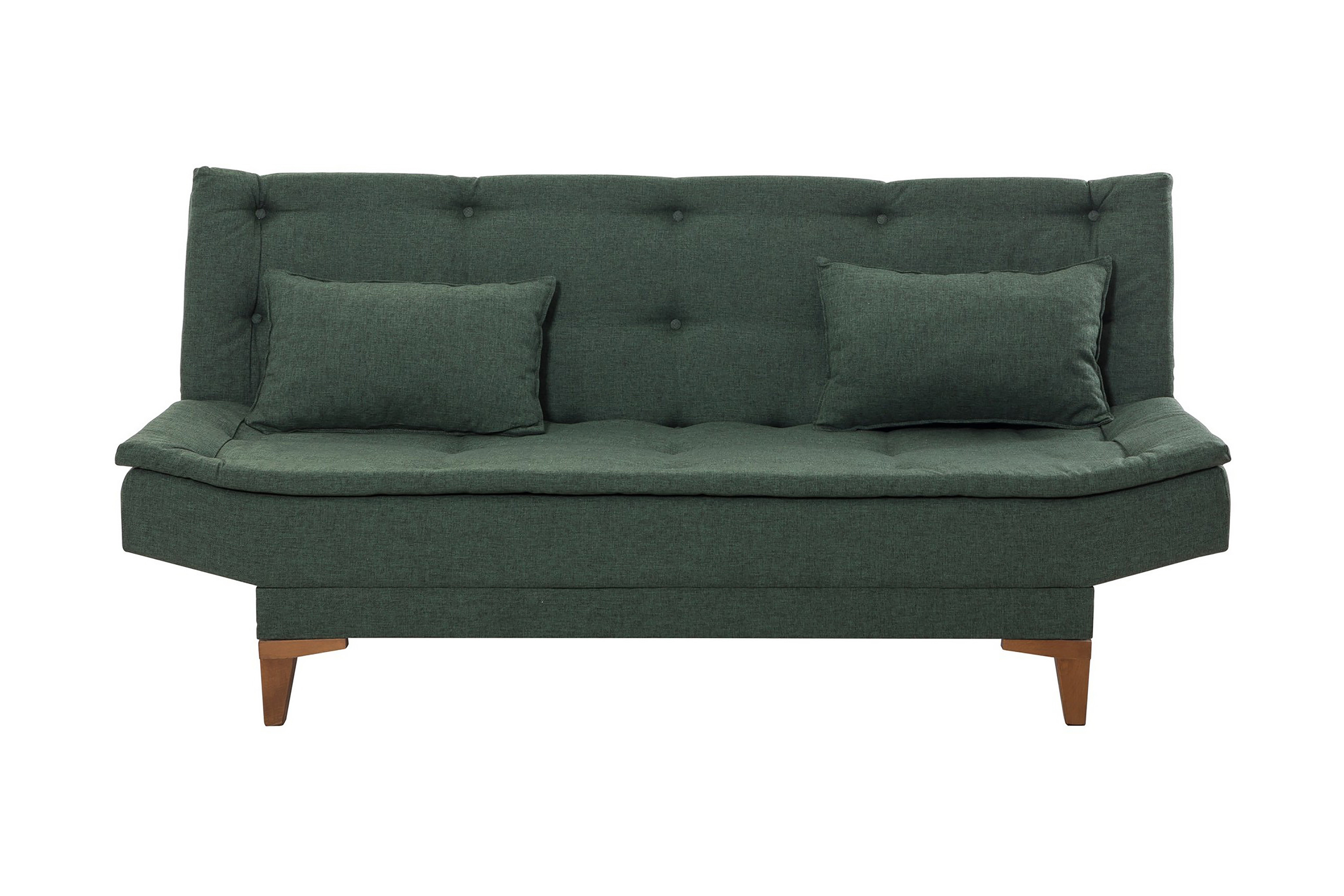 Sovesofa Longburn 3-seters 106x190 Grønn - Møbler - Chilli