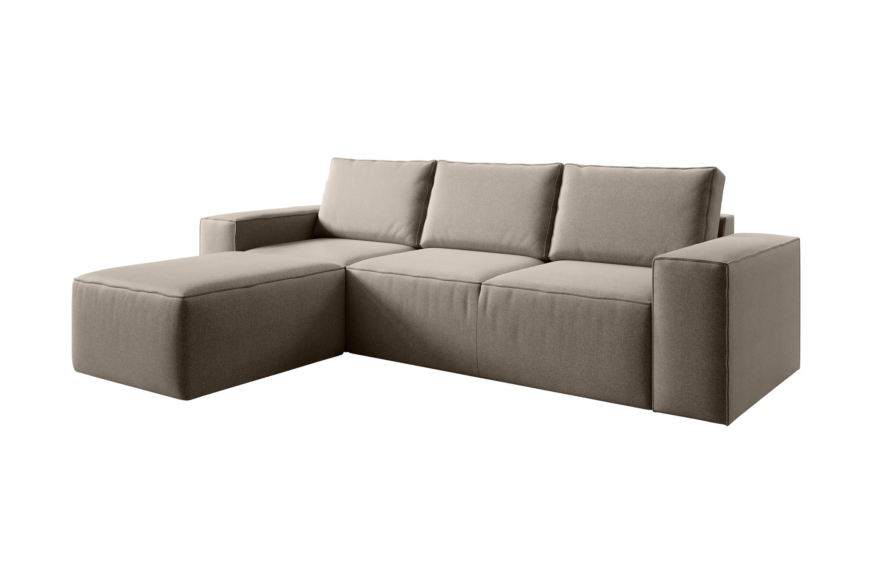 Kamli Sovesofa m. Divan med Oppbevaring Beige - Møbler - Trademax