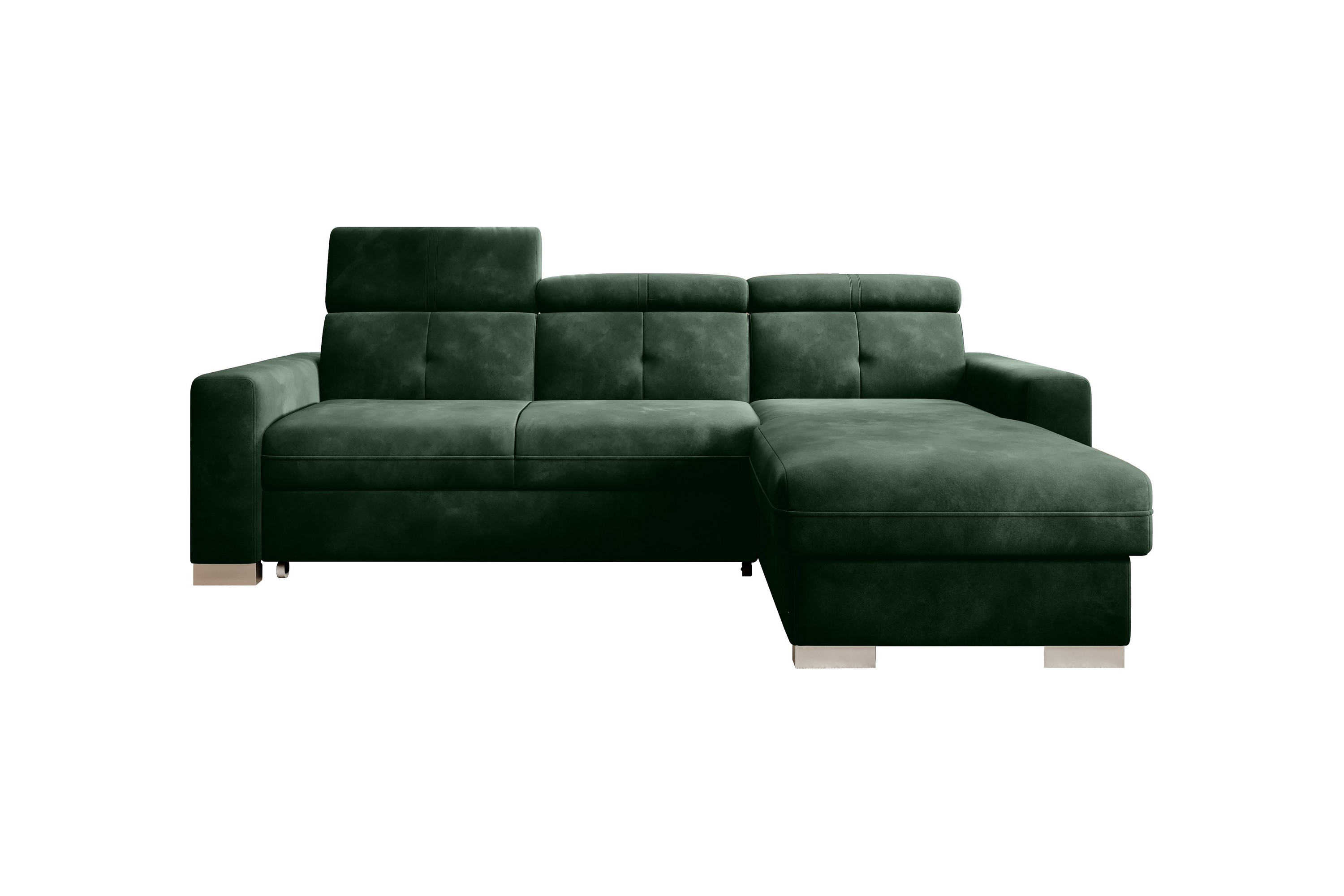 Trent Sovesofa m. Divan med Oppbevaring 3-seter Mørkegrønn - Møbler - Trademax