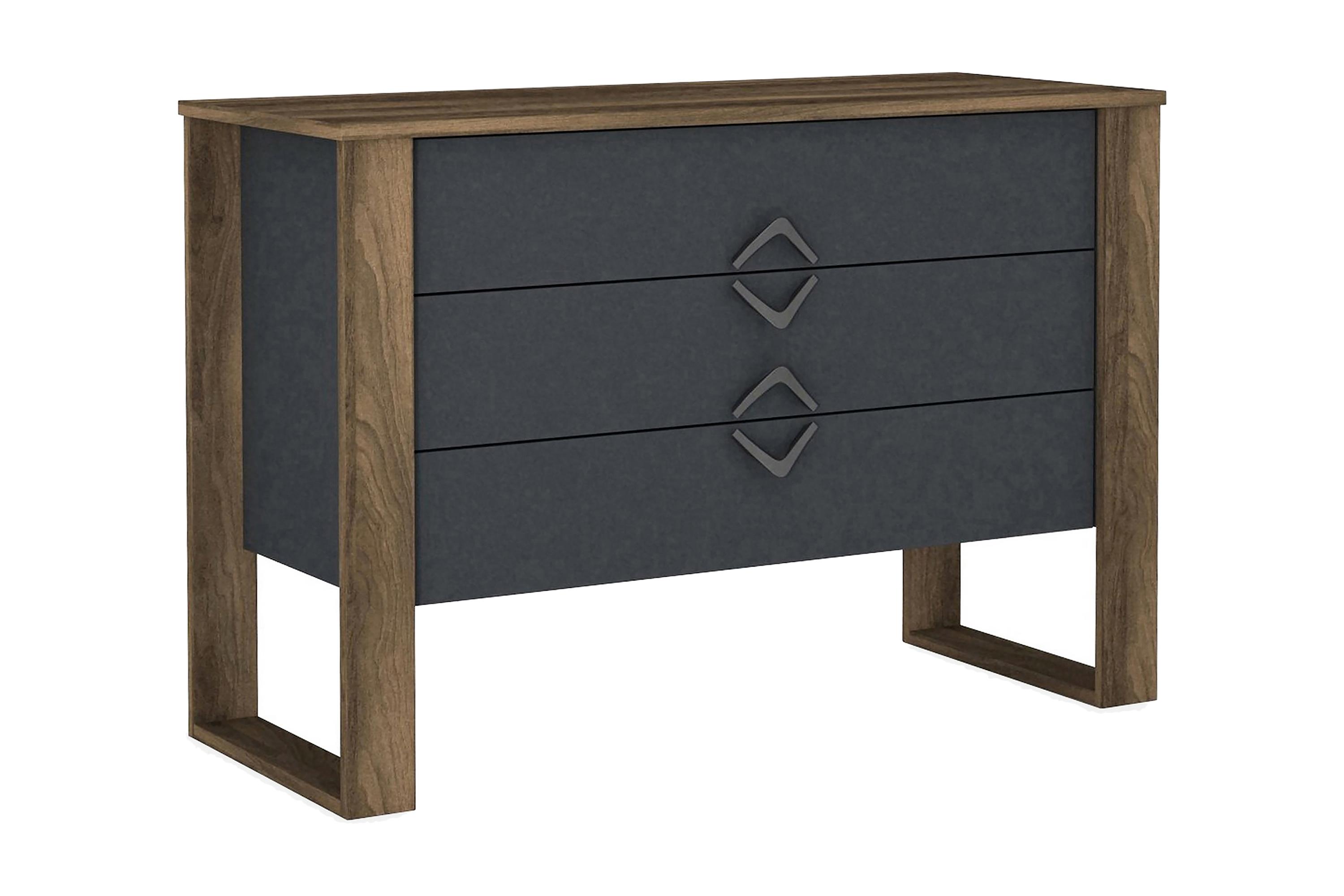 Tera Home Agency Valnød / Mørkegrå - Opbevaring | Trademax