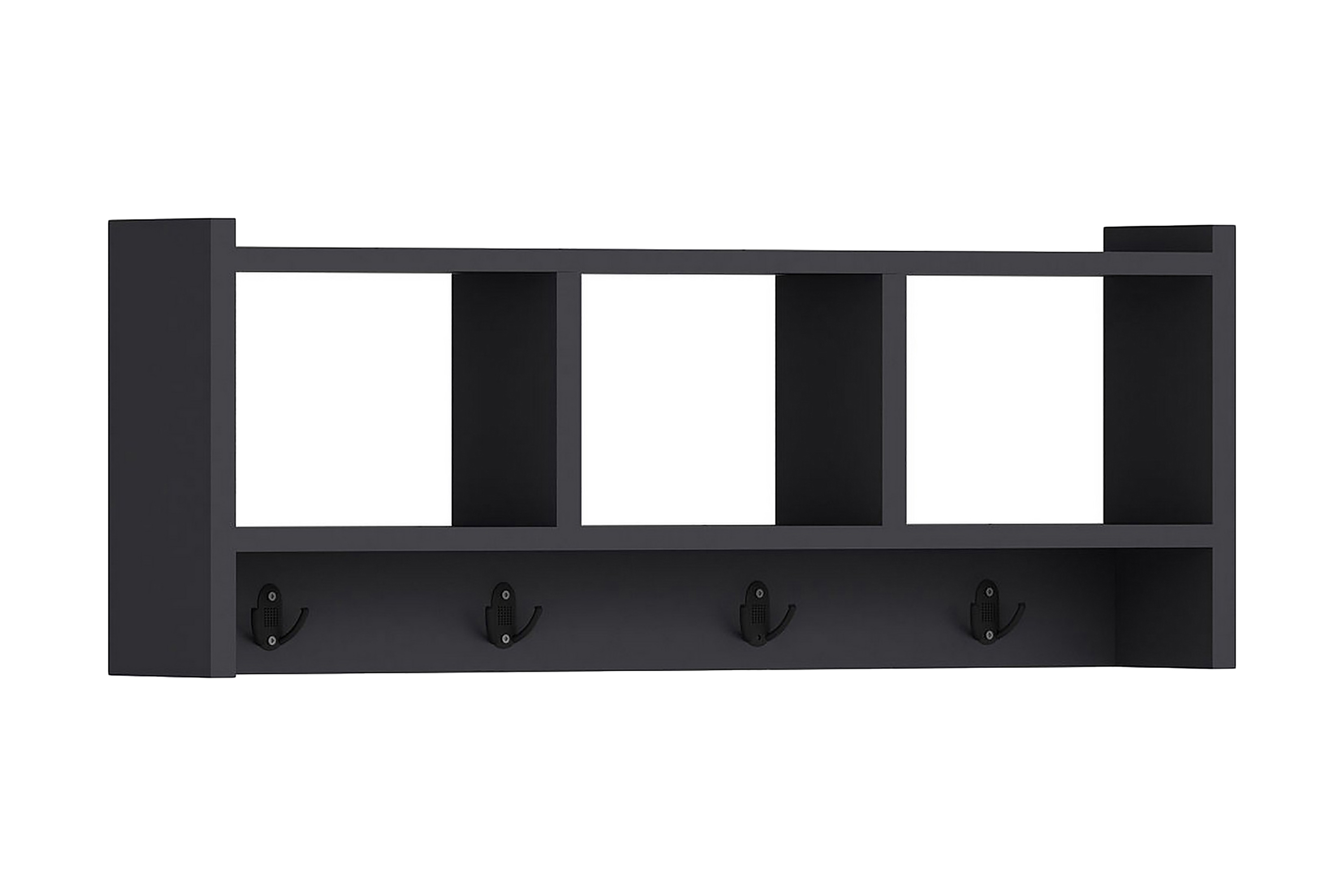 Veggkrok Violaceae 75,6x35 cm Antrasitt - Oppbevaring - Chilli