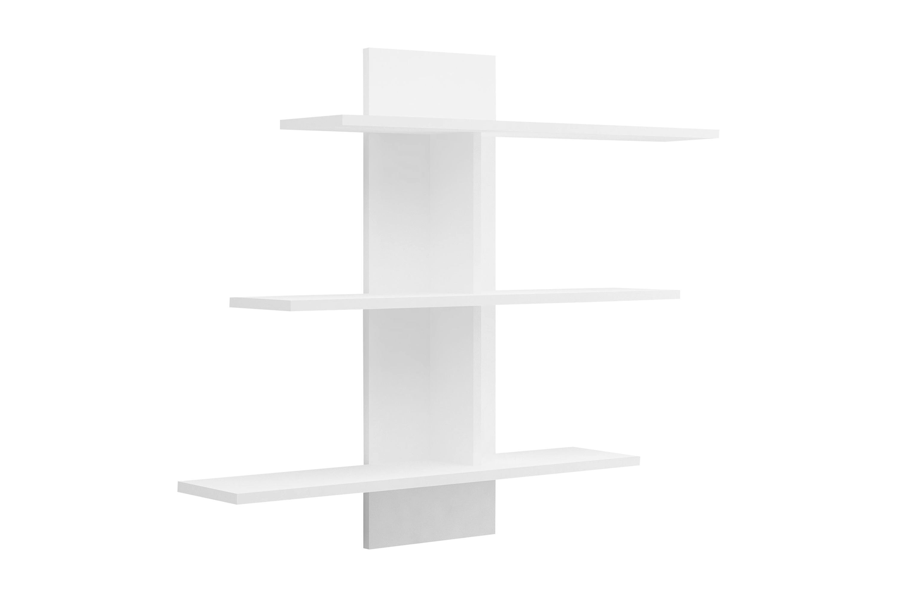 Vegghylle 20x111 cm Hvit - Oppbevaring - Trademax