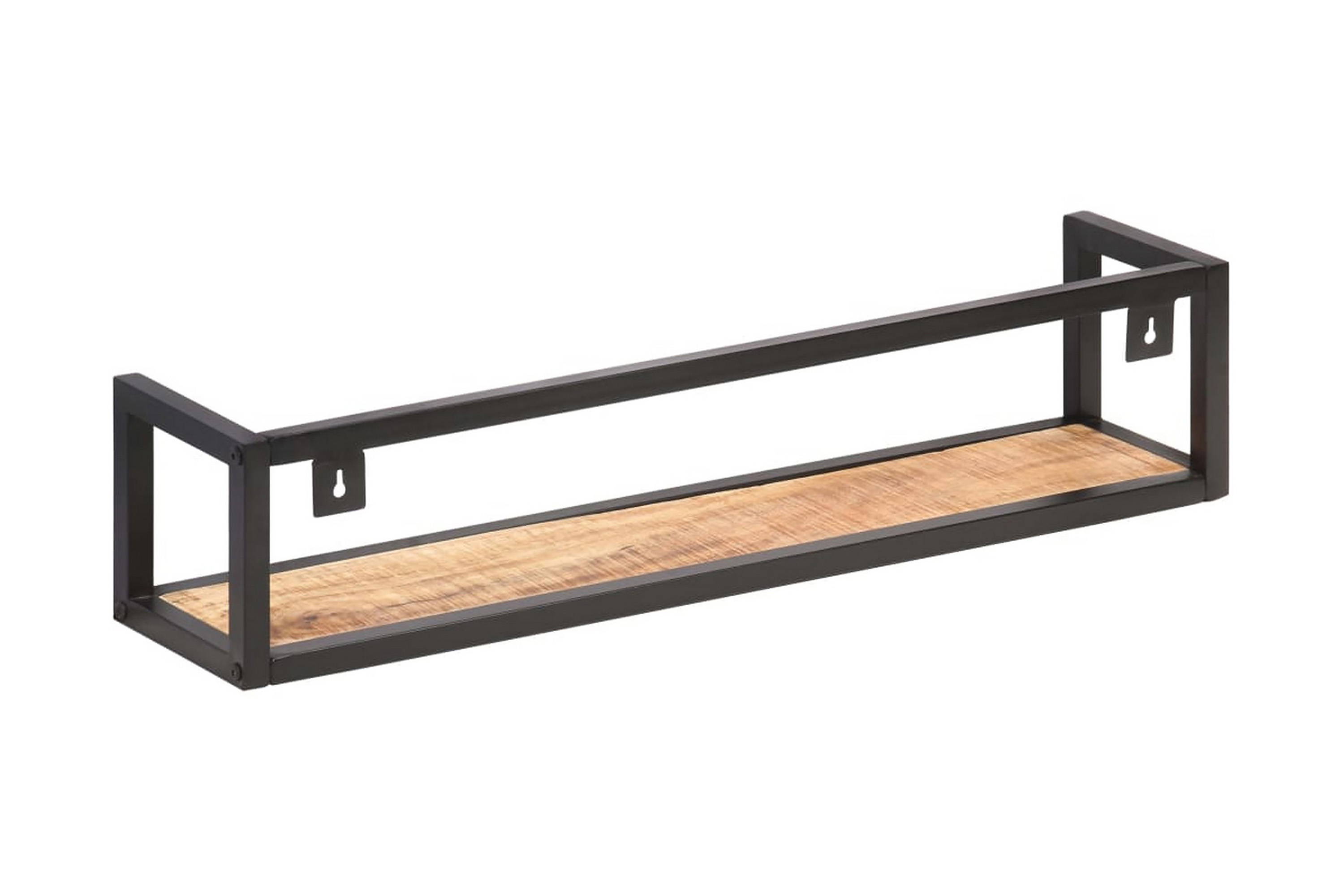 Be Basic Vegghyller 2 stk 80 cm grov heltre mango - Oppbevaring - Trademax