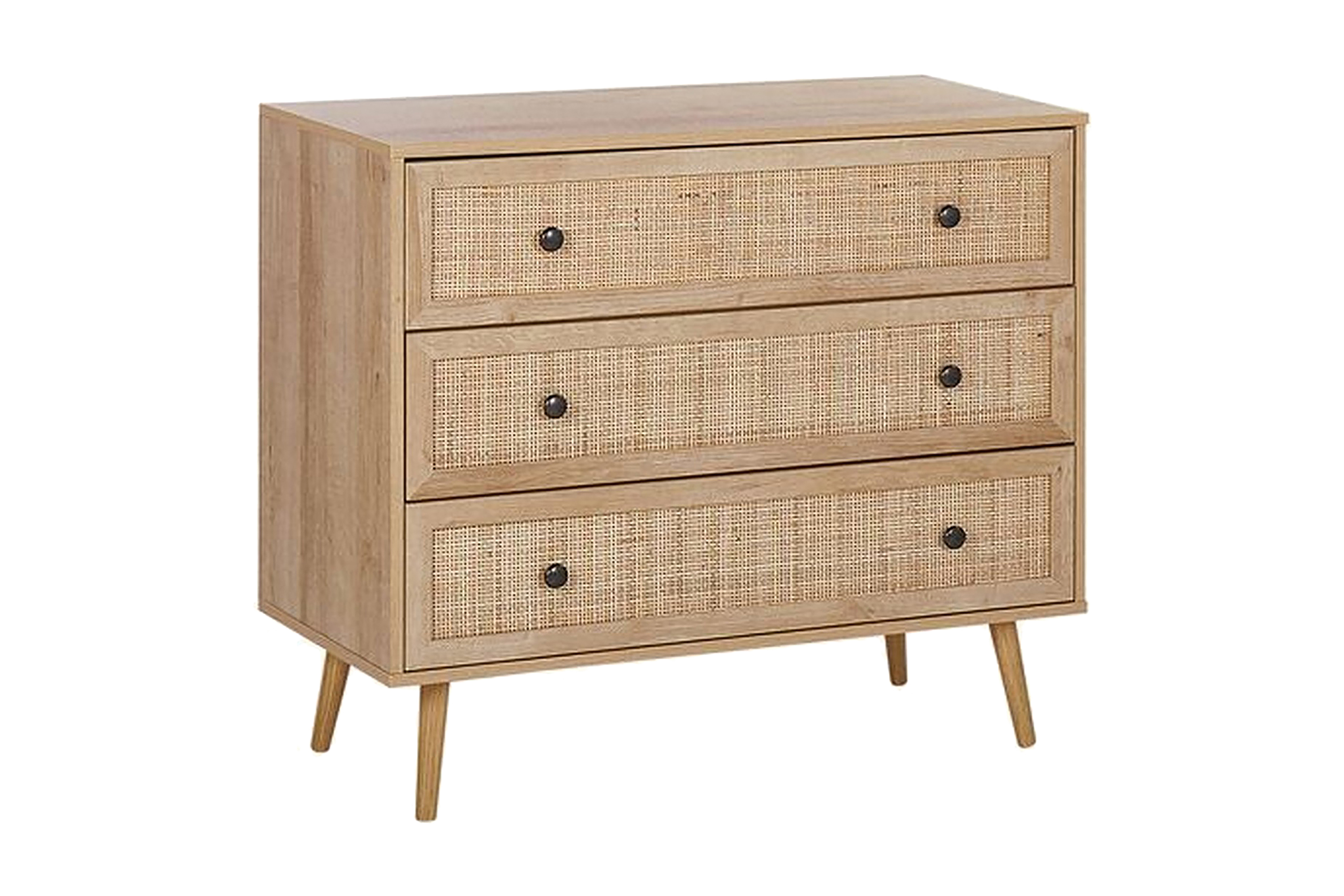 Skjenk rotting lysebrun PONCA Tre/natur - Oppbevaring - Trademax