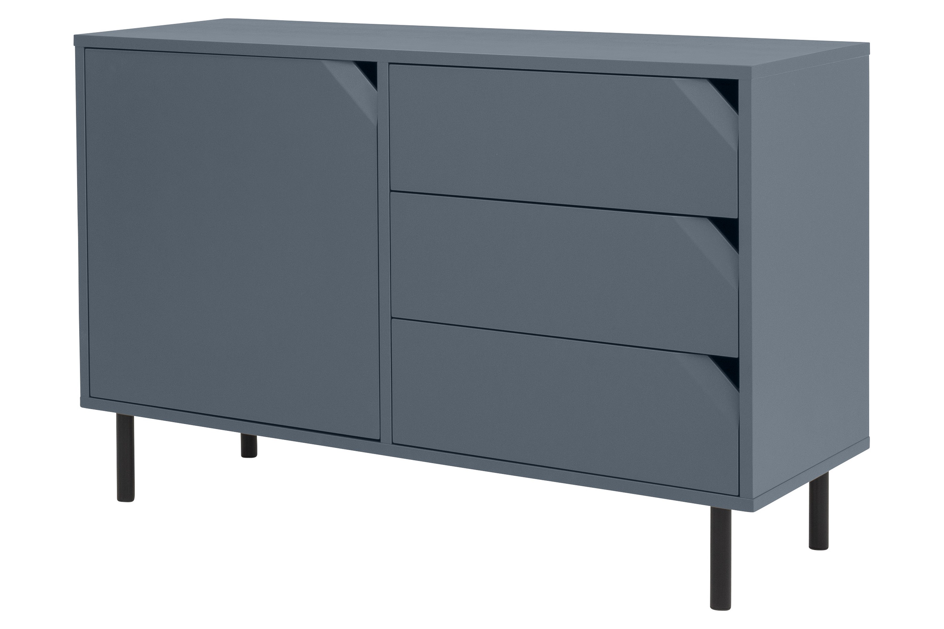 Sideboard Maybach 118 cm Blå - Oppbevaring - Chilli