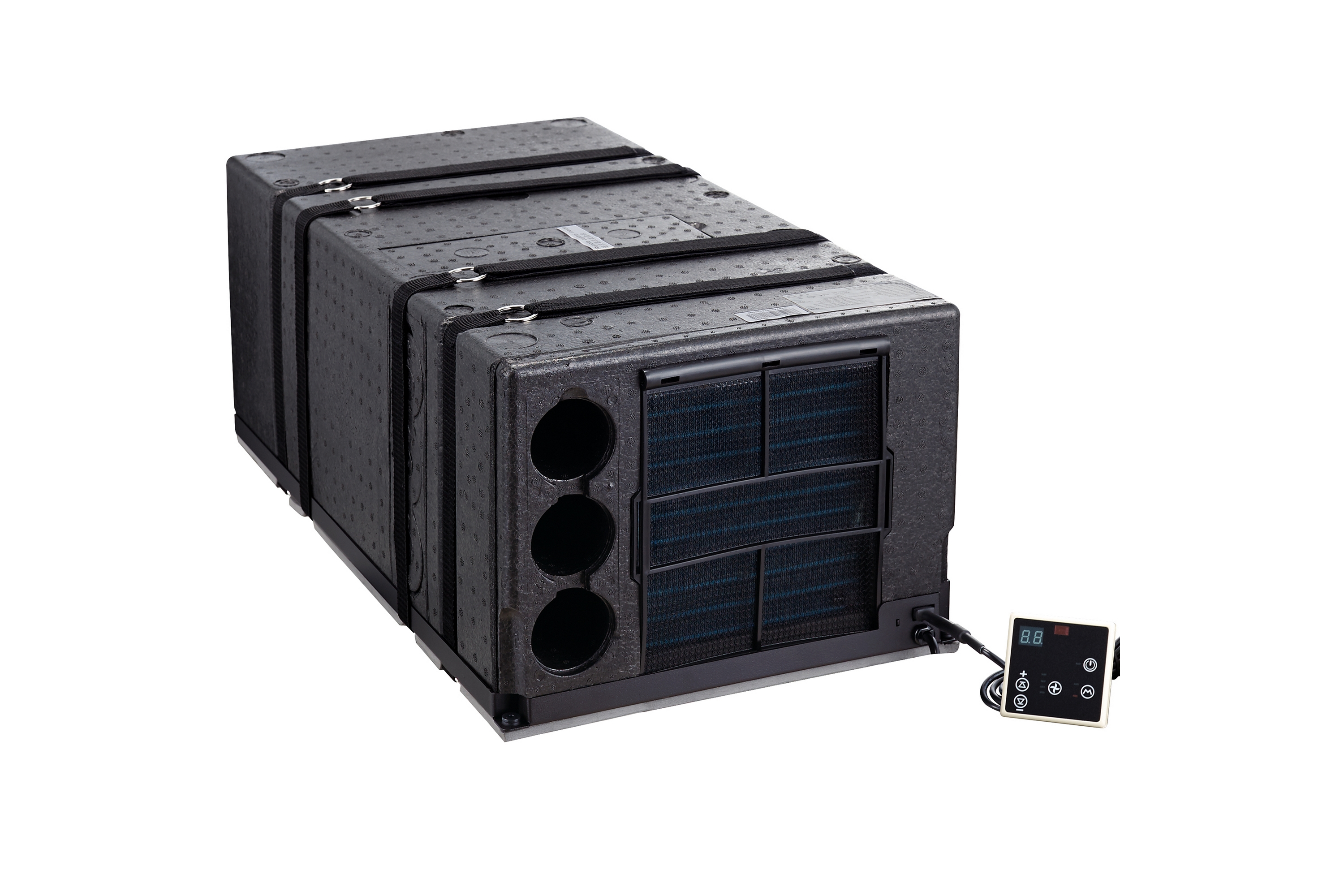 Integroitu AC asuntovaunuun/-autoon Musta - Talo & remontointi | Kodin1.com