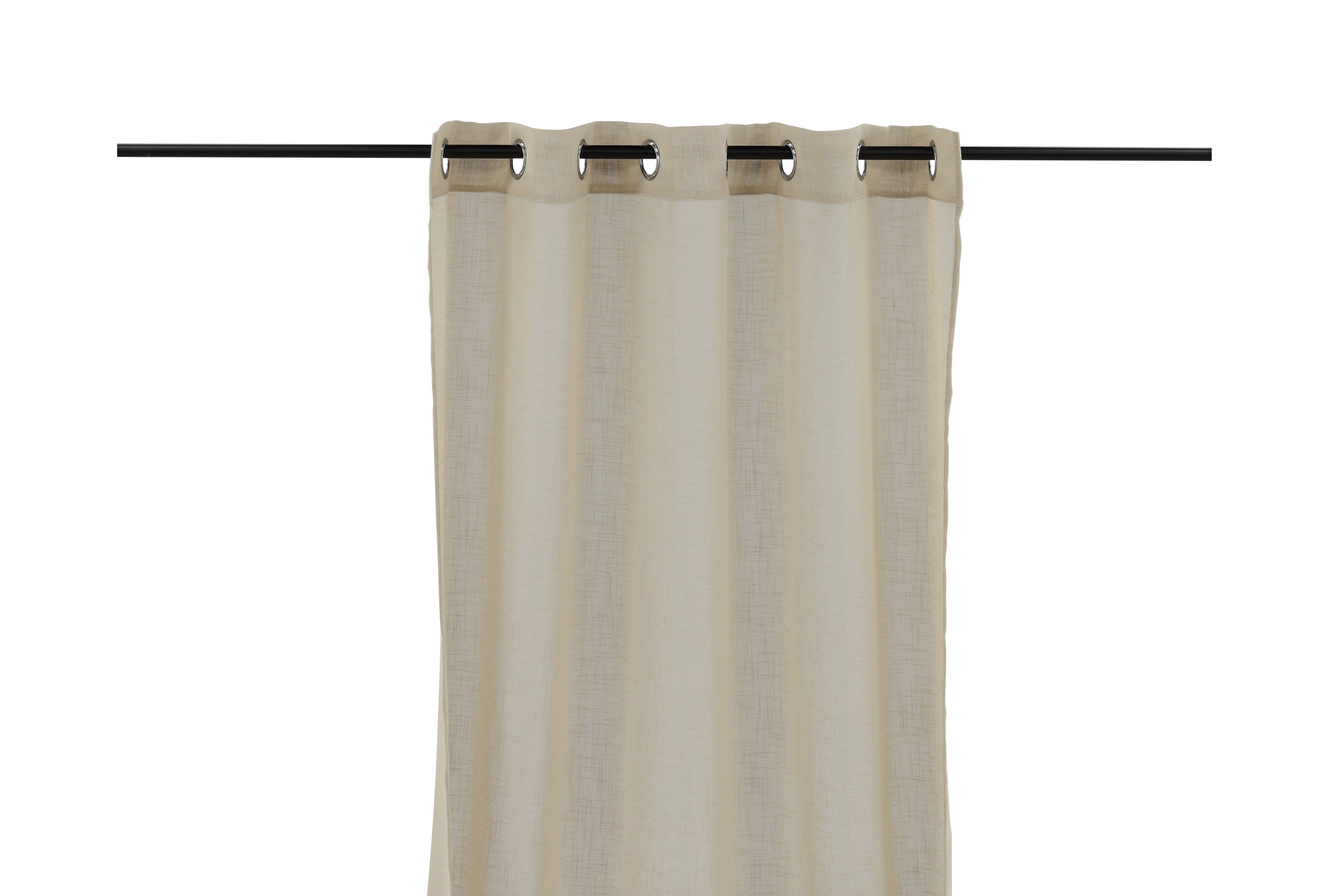 Venture Home Kaya Gardin m. Kouser 140x240 cm Beige - Tekstiler | Trademax