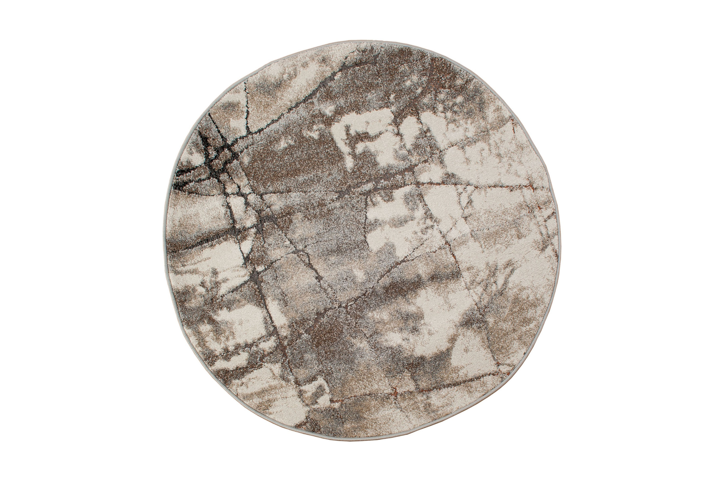 KM Home Ibiza Matte Rund 240 Tegel Rust - Tekstiler & tepper - Chilli