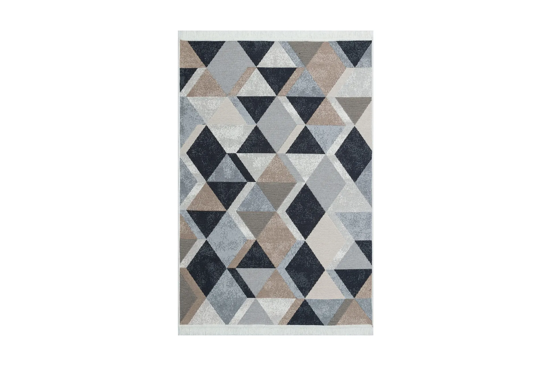 CALEBAN Matta 160x230 cm Beige/Svart/Vit/Bomull - Textilier & mattor ...