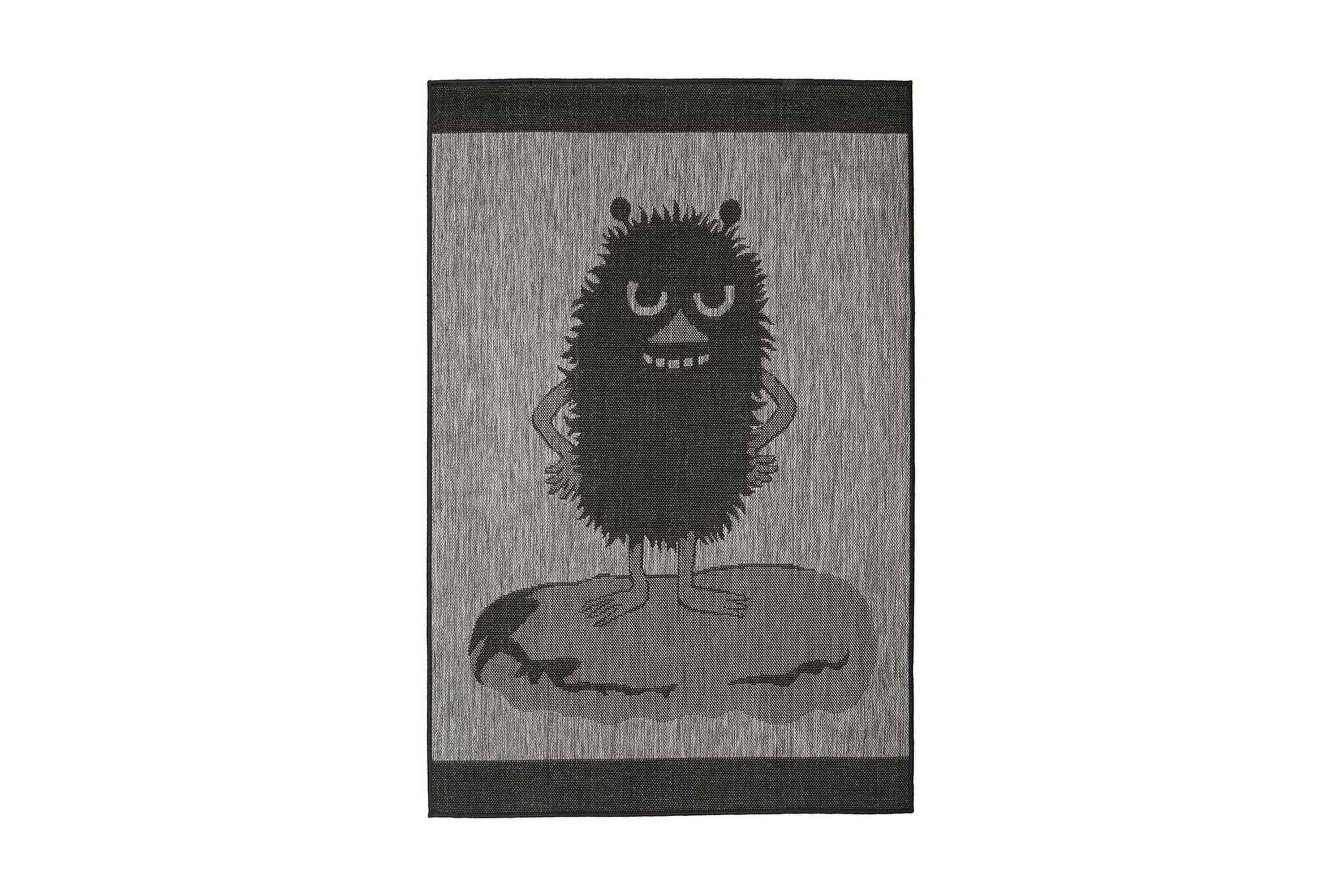 MUUMI-MATTA Haisuli 133x190 cm Grå/Svart - Textilier & mattor ...
