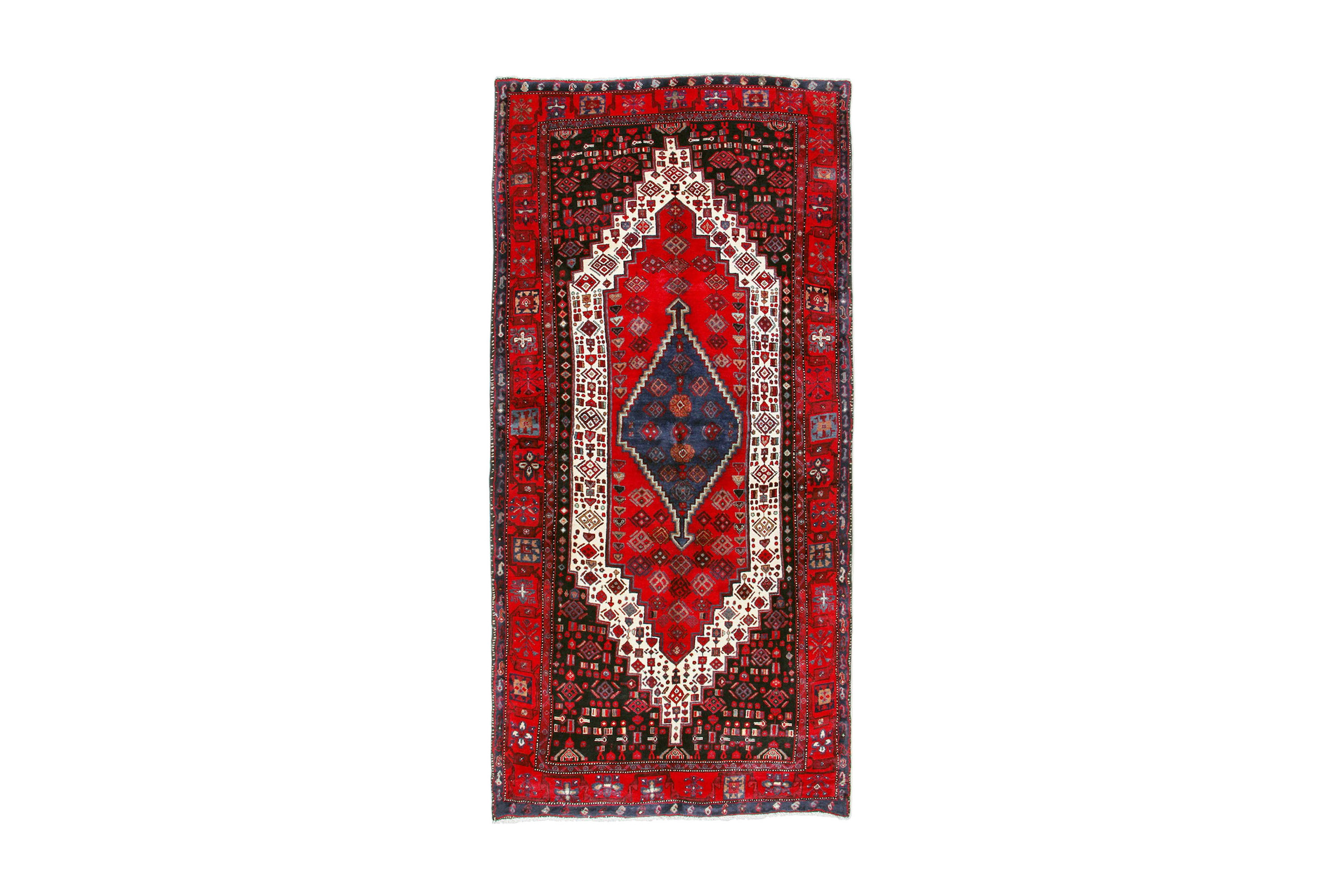 Handknuten Persisk Matta Varni 158x327 cm Kelim Beige/Röd - Textilier ...