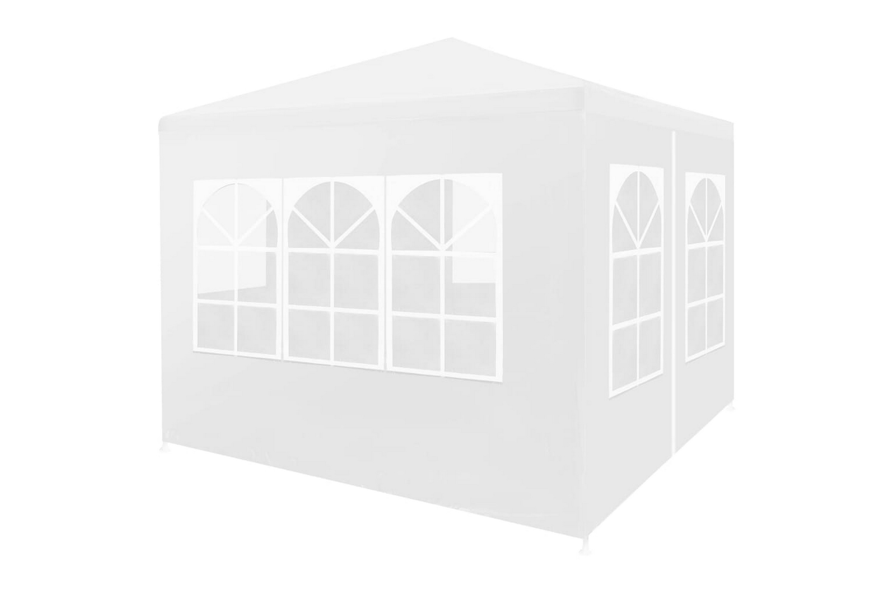 Be Basic Partytält 3x3 m vit Vit - Trädgård & spabad - Trademax