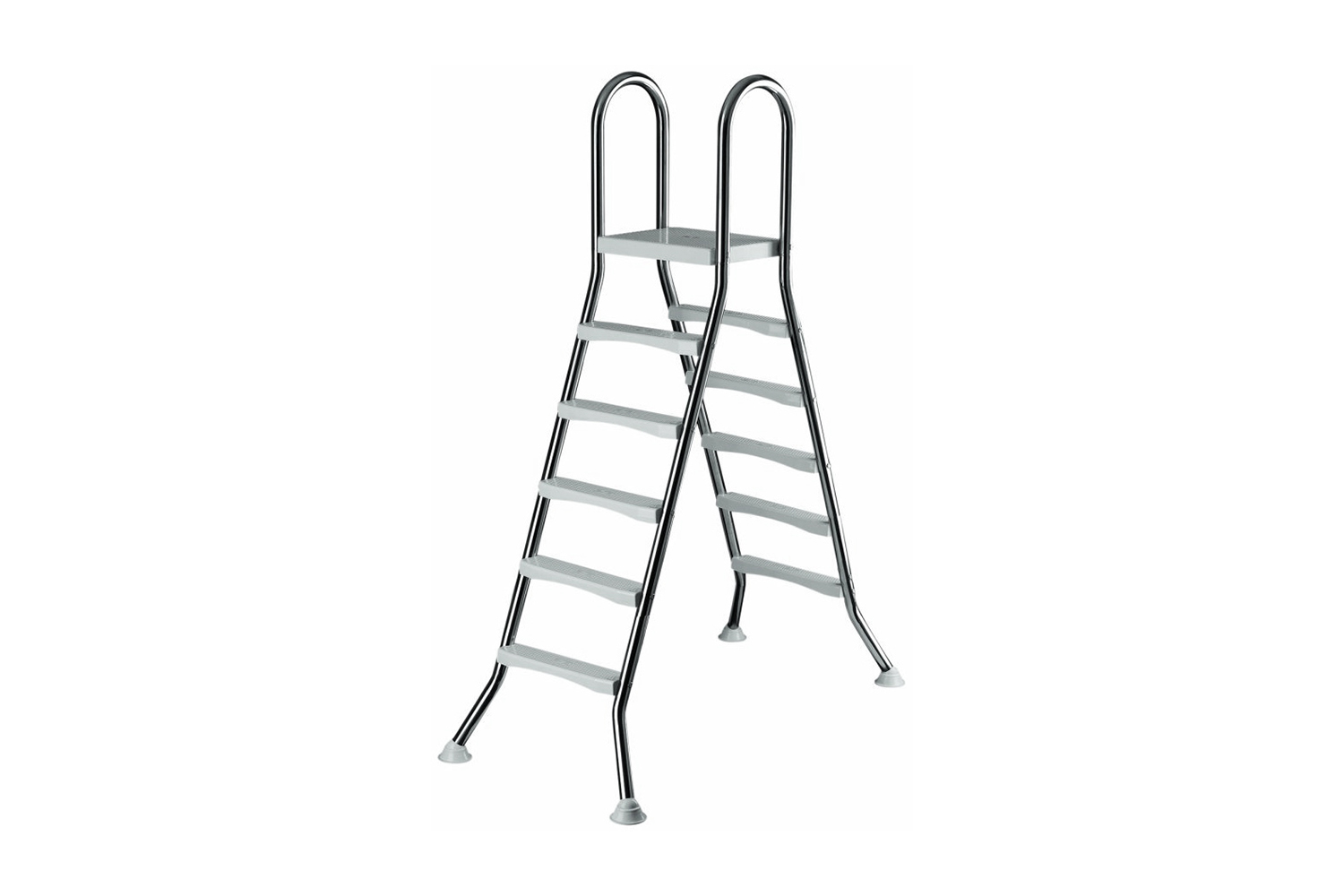 Planet Pool Planet Pool Rostfri Stege Ovanmarkspool 2 x 5 steg ...