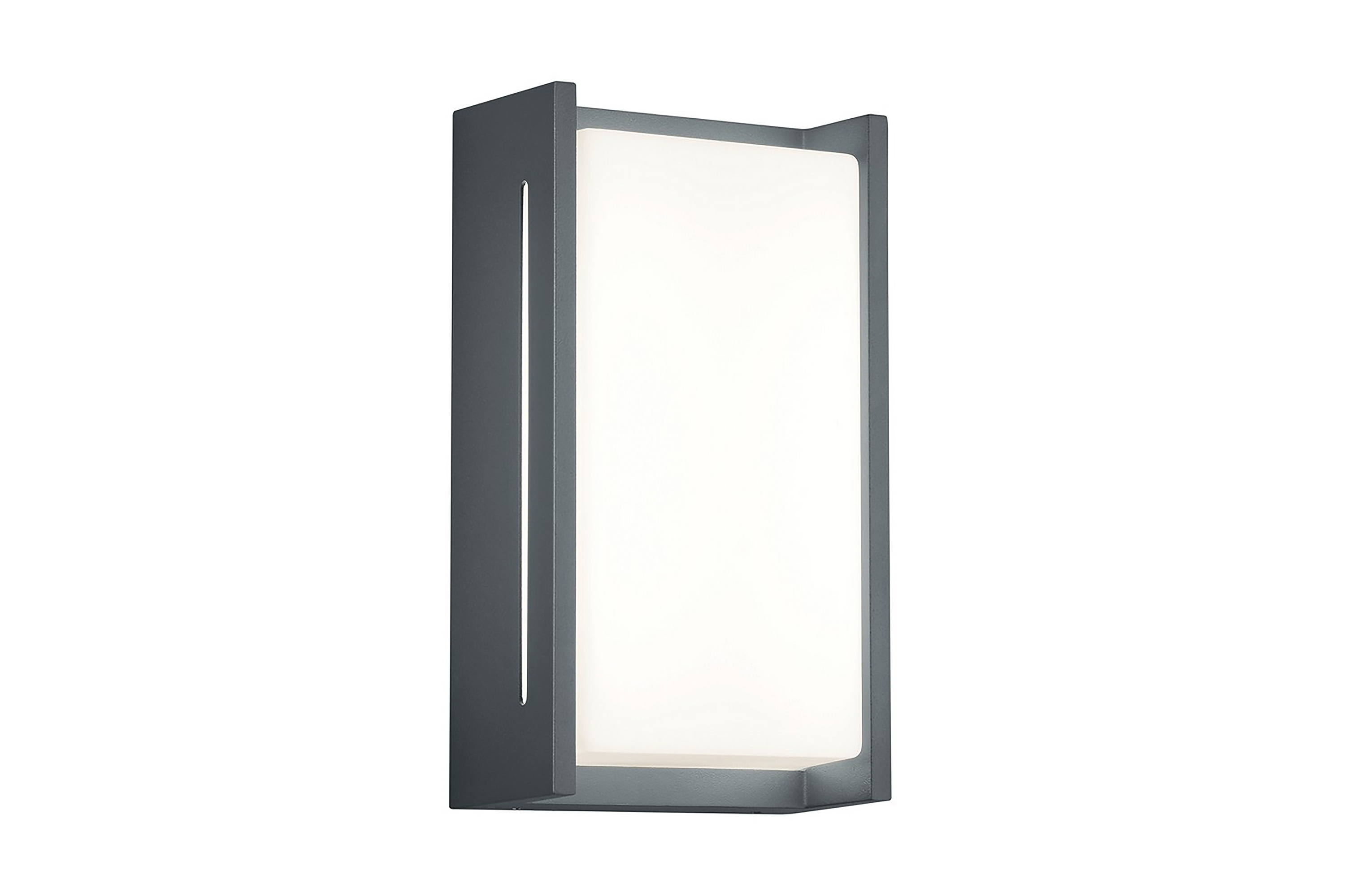 Trio Lighting Indus LED Vägglampa antracit Vit - Trädgård & spabad - Trademax