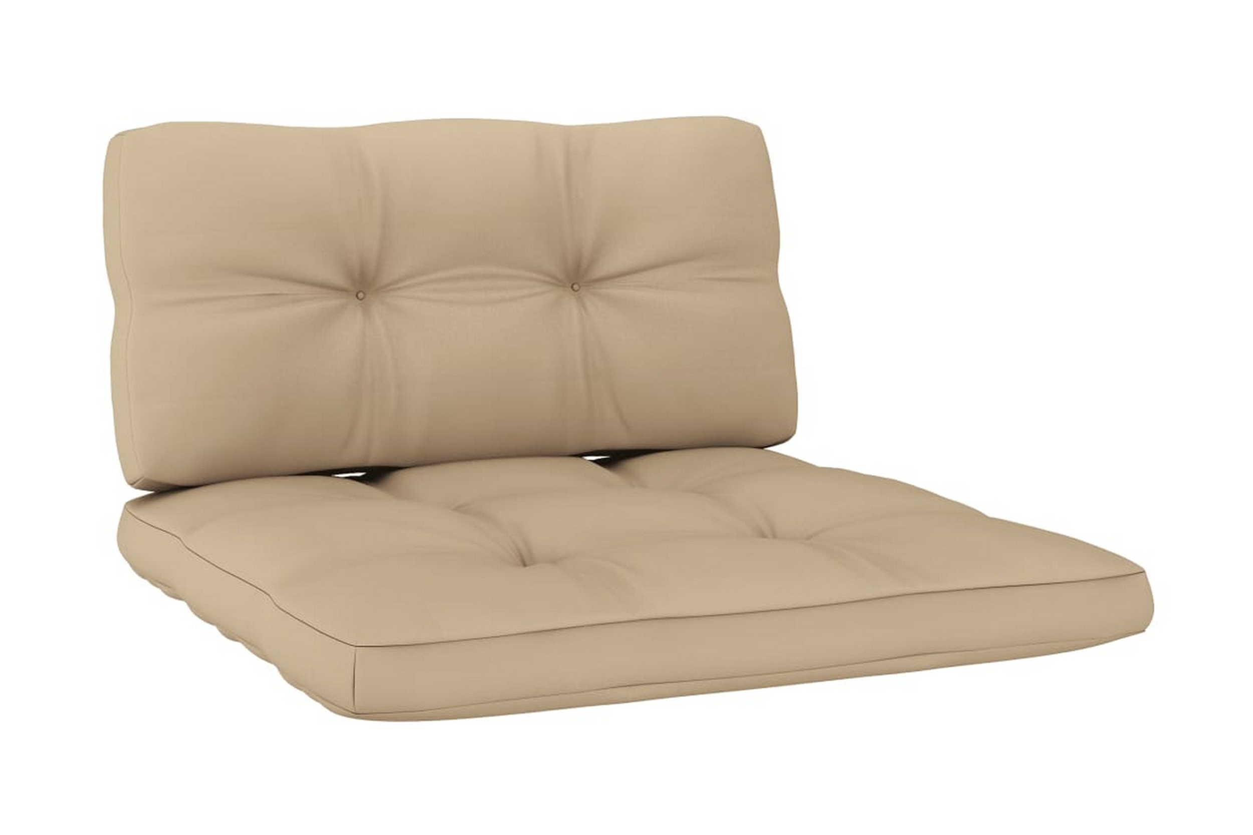 Be Basic Dynor till pallsoffa 2 st beige Beige - Utemöbler - Trademax