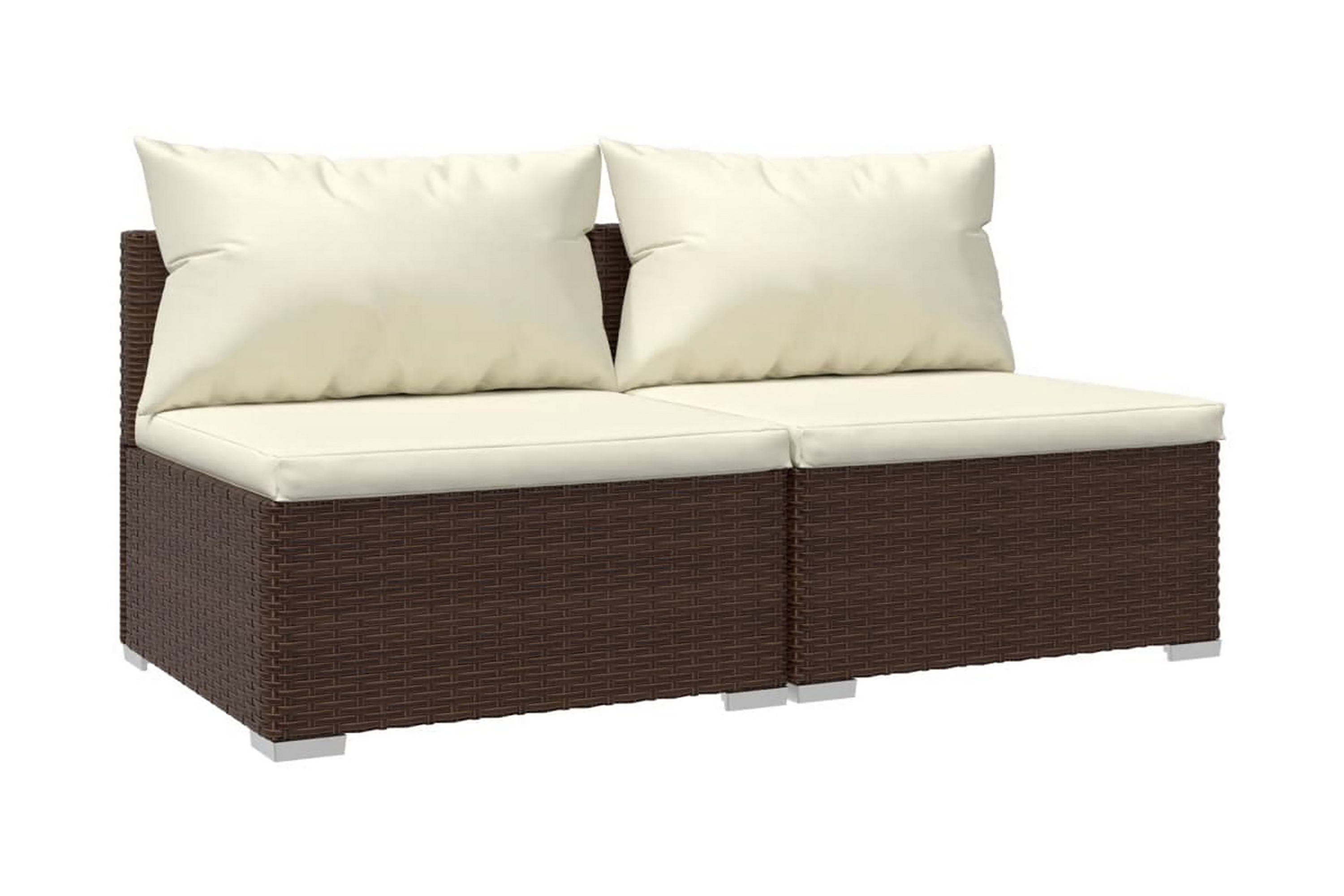 Be Basic Loungegrupp Utomhus för trädgården med dynor 2 delar ...