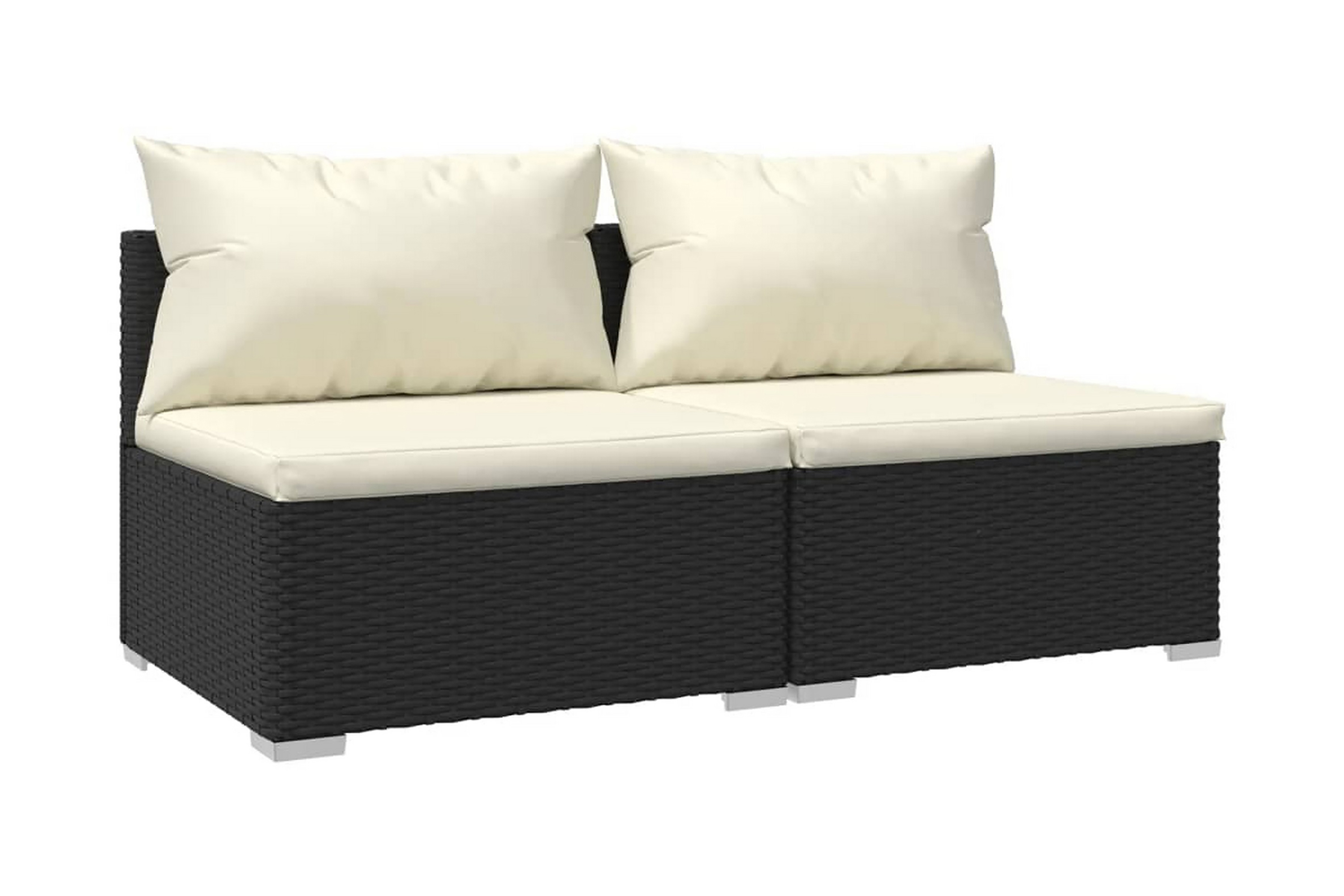 Be Basic Loungegrupp Utomhus för trädgården med dynor 2 delar ...