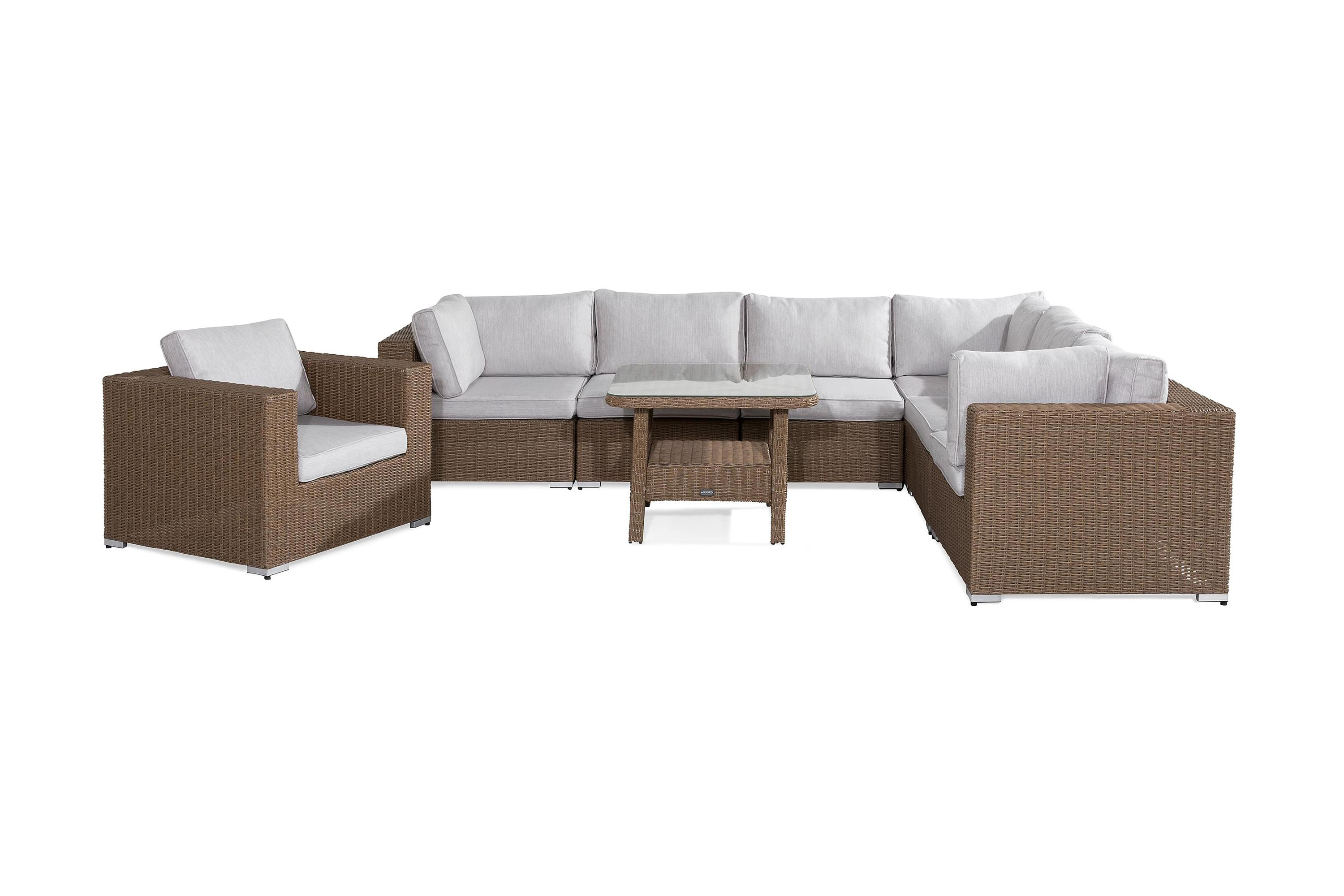 deNoord Marcus Stor Loungegrupp Utomhus - 7-sits Loungeset i ...