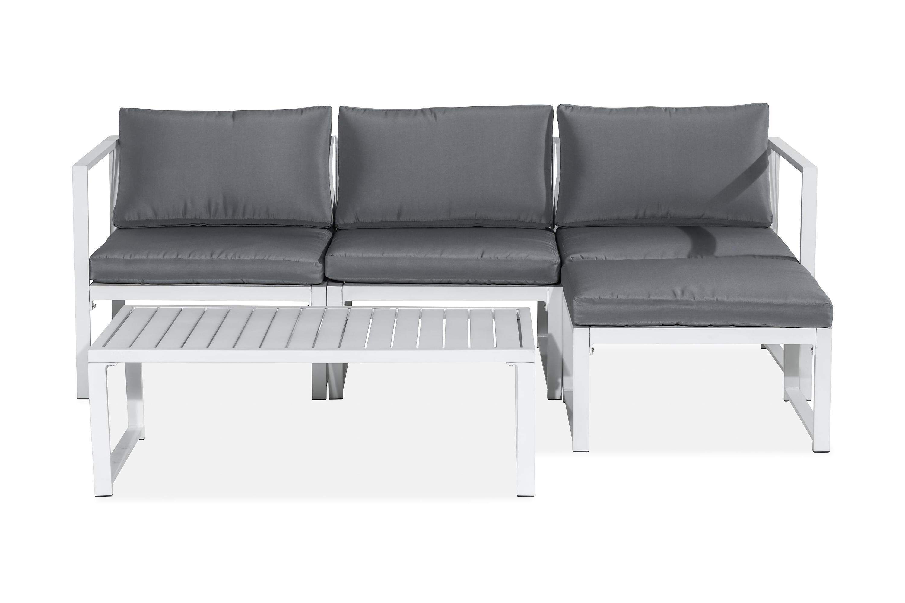 Comfort Garden Tunis Loungegrupp Utomhus - 4-sits Loungeset Utemöbler ...