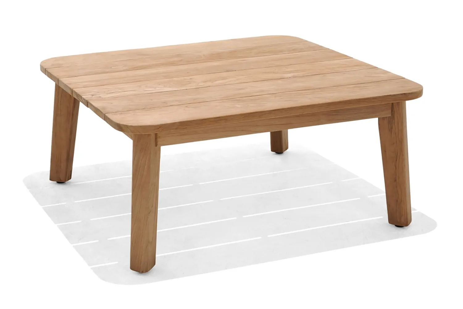 Lifestyle Garden Bahamas Utebord Loungebord Utomhus 100 cm Teak Trä ...