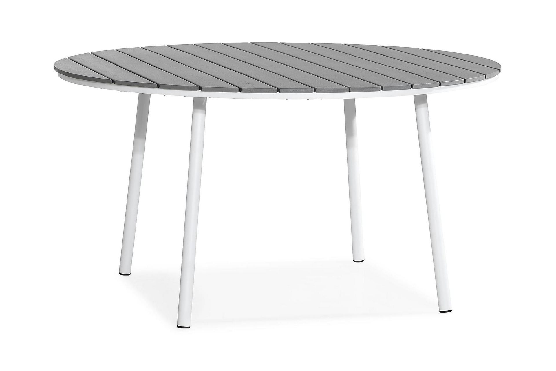 Comfort Garden Tunis Runt Matbord Utomhus 140 cm - Träbord Utebord Grå ...