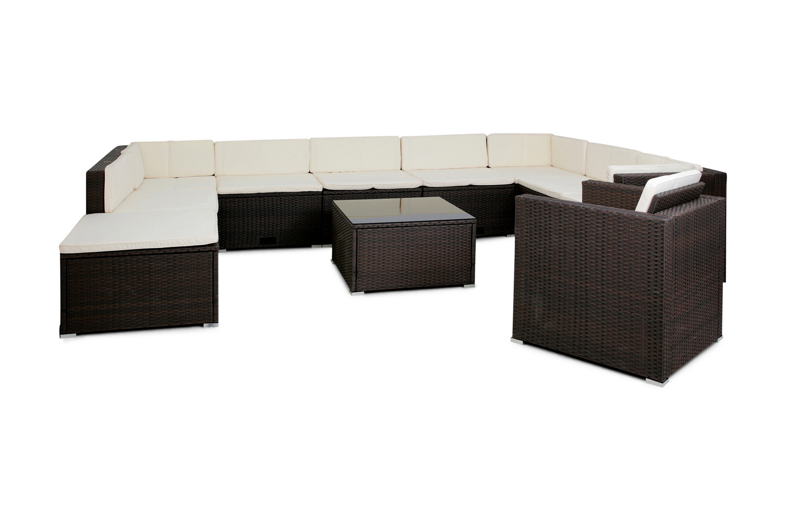 KRISTEVIK 13-sits Loungegrupp Utomhus - Utemöbler - Furniturebox