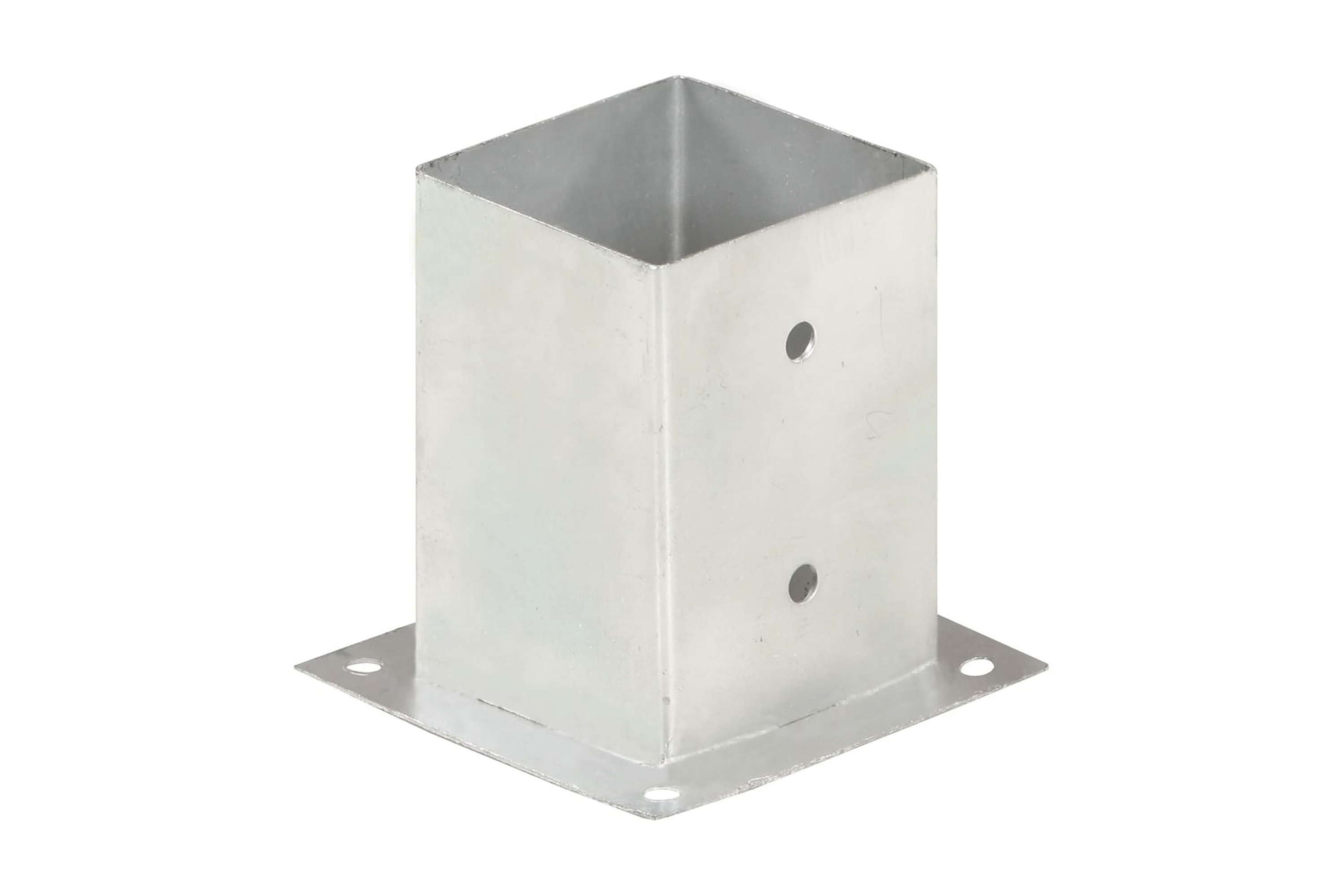 Stolpfot 4 st galvaniserad metall 101 mm - Utemöbler - Furniturebox