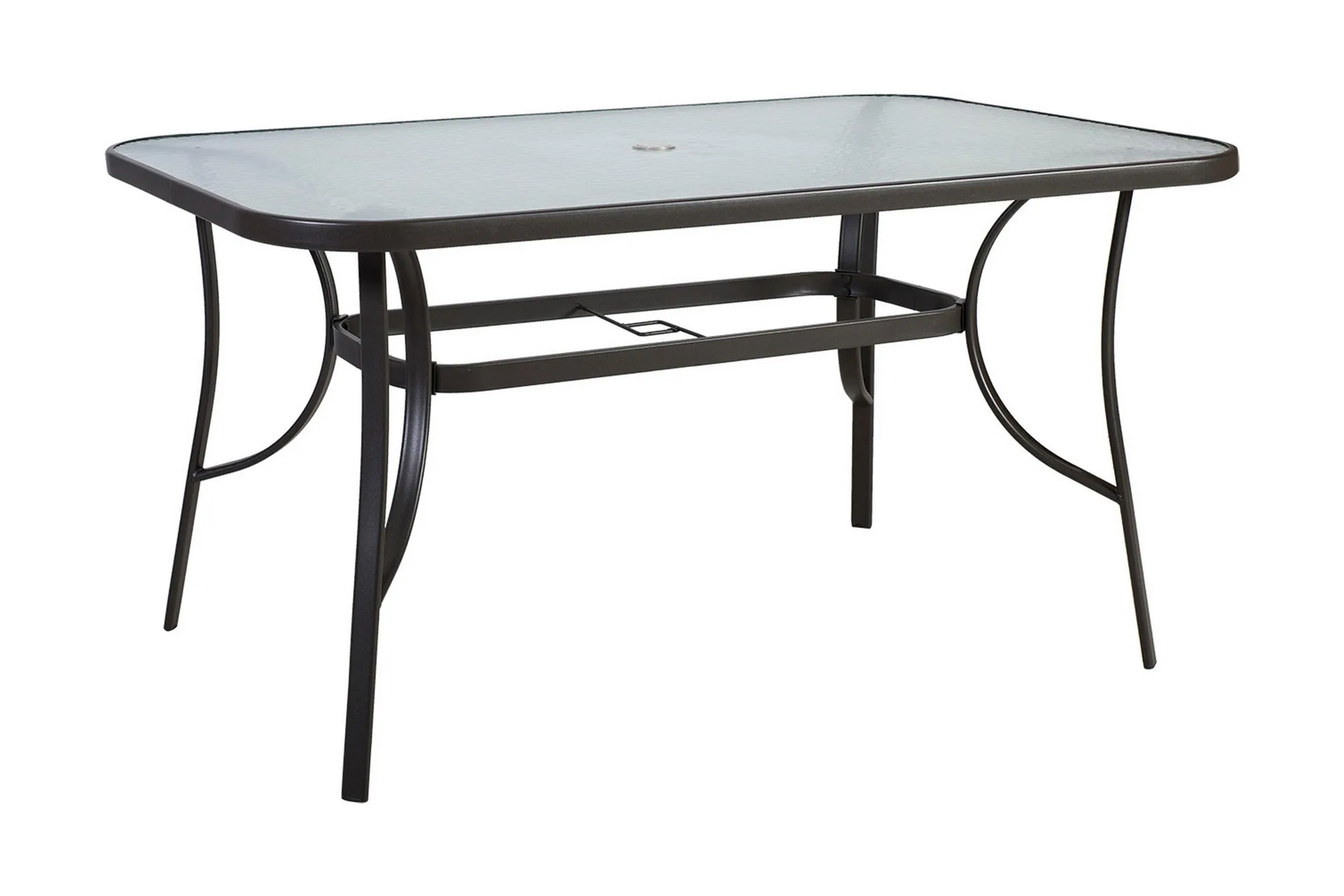 Utebord DUBLIN 150x90xH70 Glas brun - Utemöbler - Furniturebox