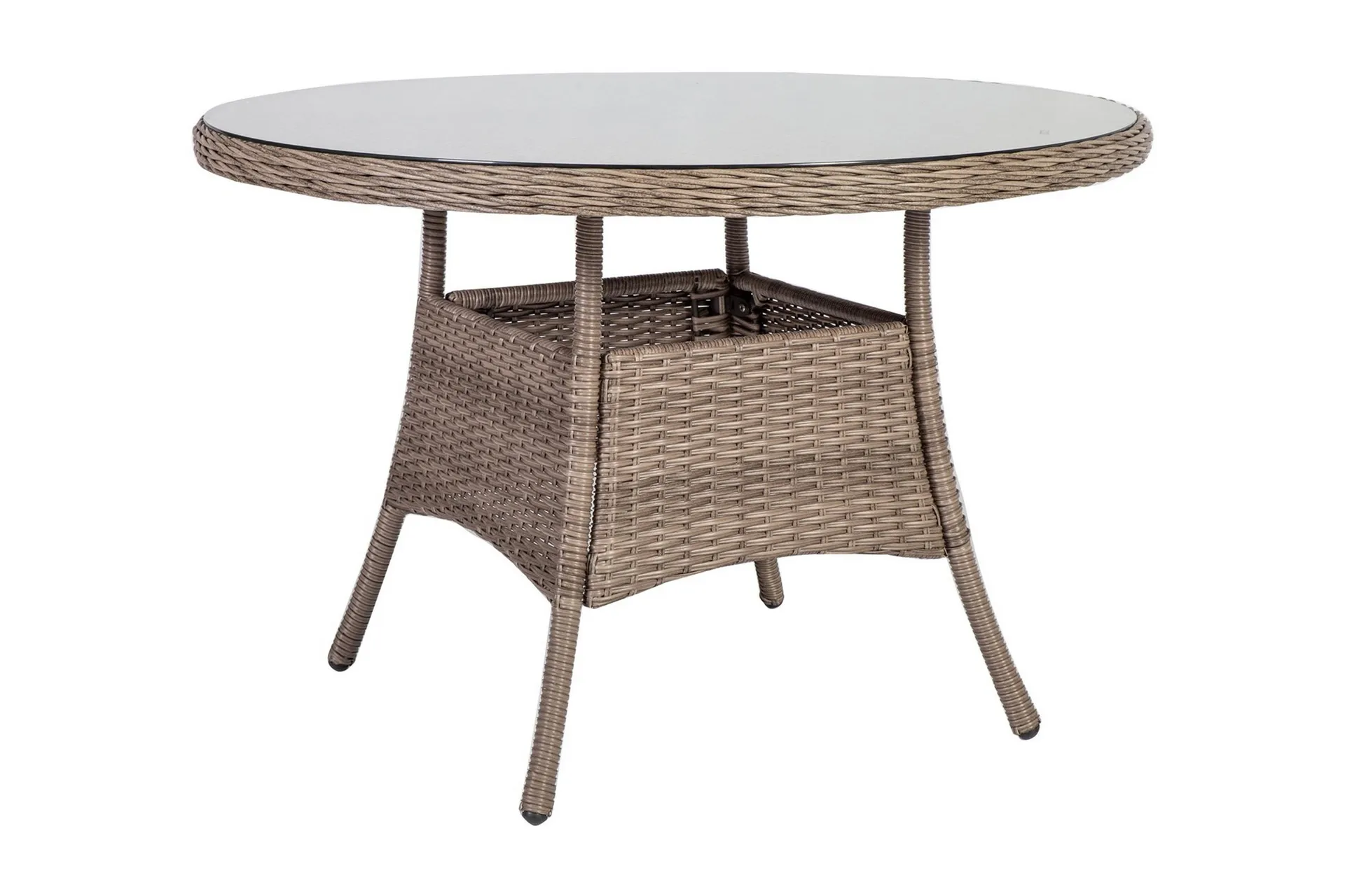 Utebord TOSCANA D110xH73cm färg: gråbeige - Utemöbler - Furniturebox
